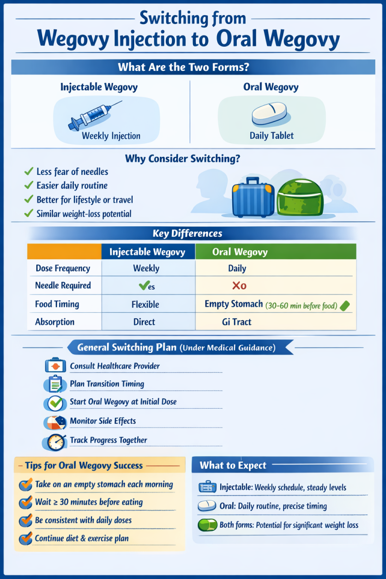 How to Switch Safely From Wegovy Injections to Oral Wegovy